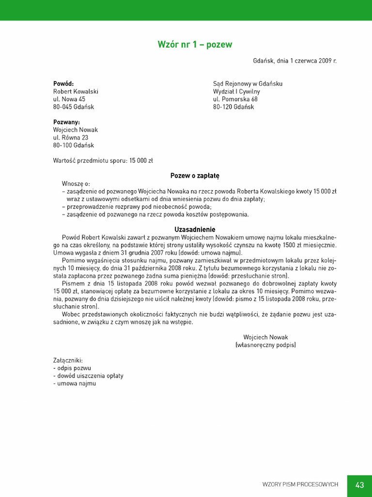 495 Wzory Pism Procesowych 1599658195 | PDF 495 Wzory Pism Procesowych 1599658195 | PDF