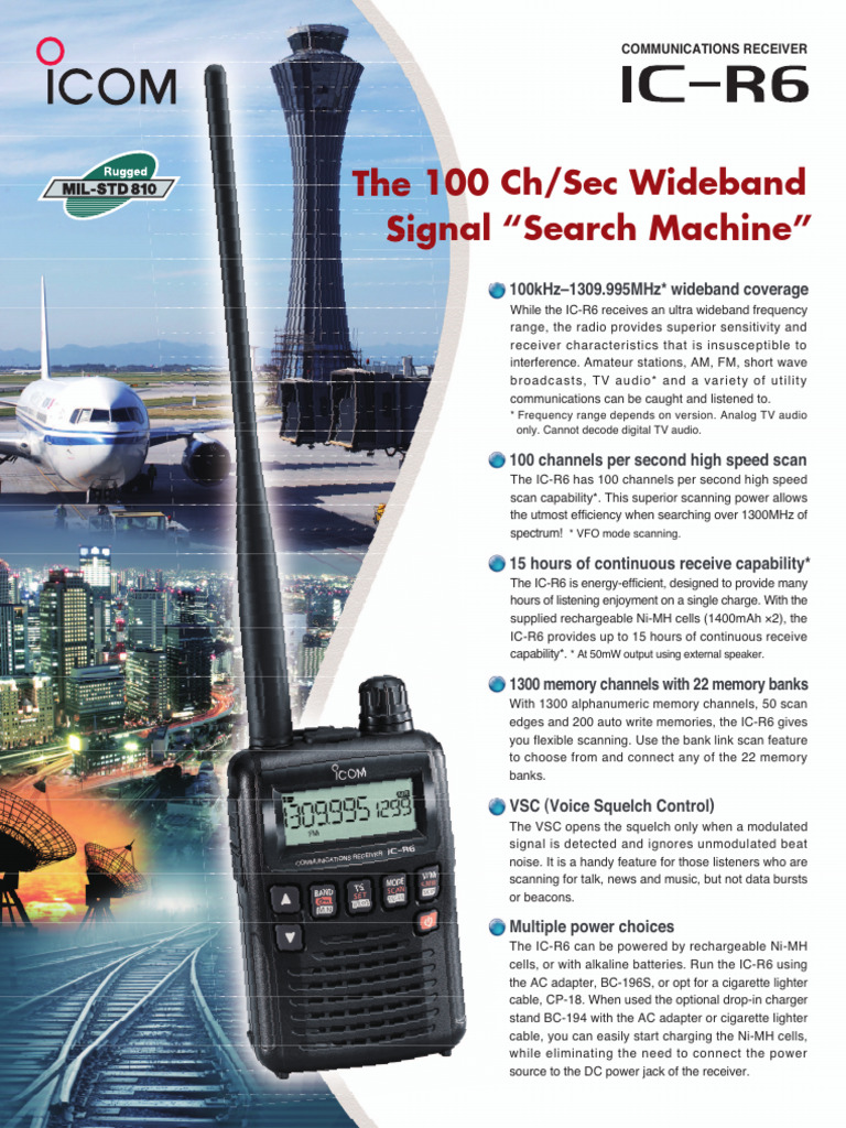 The 100 Ch/Sec Wideband Signal "Search Machine": 100Khz-1309.995Mhz ...