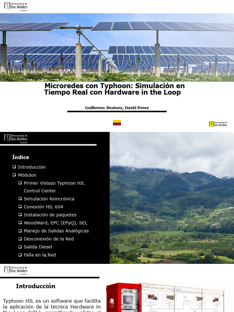 Presentacion Typhoon HIL | PDF | Scada | Archivo de computadora