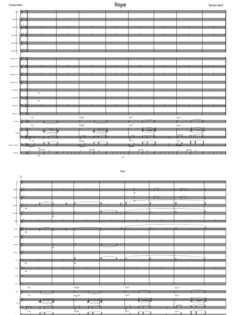 Hope Score - Conducteur | PDF
