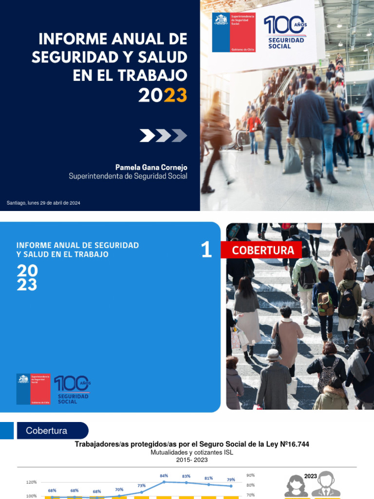 Informe Anual SUSESO 2023 29.04.2024 | PDF | Economias