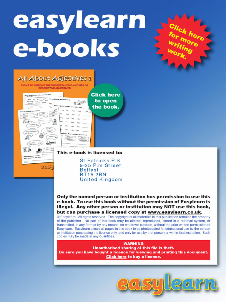 All About Adjectives | PDF | Books | Reading Comprehension