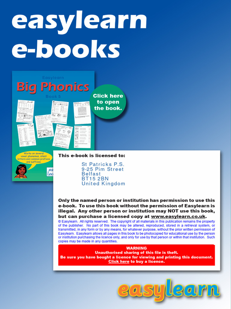 Big Phonics 5 | PDF | Phonics | Books
