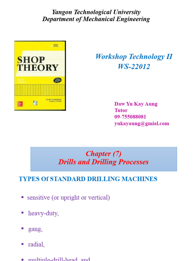 Chapter | PDF | Drilling | Drill