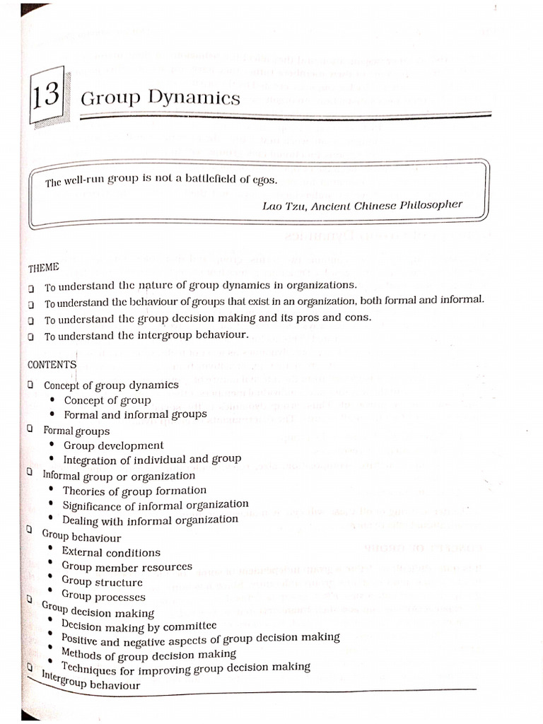 Unit 3 Group Dynamics | PDF