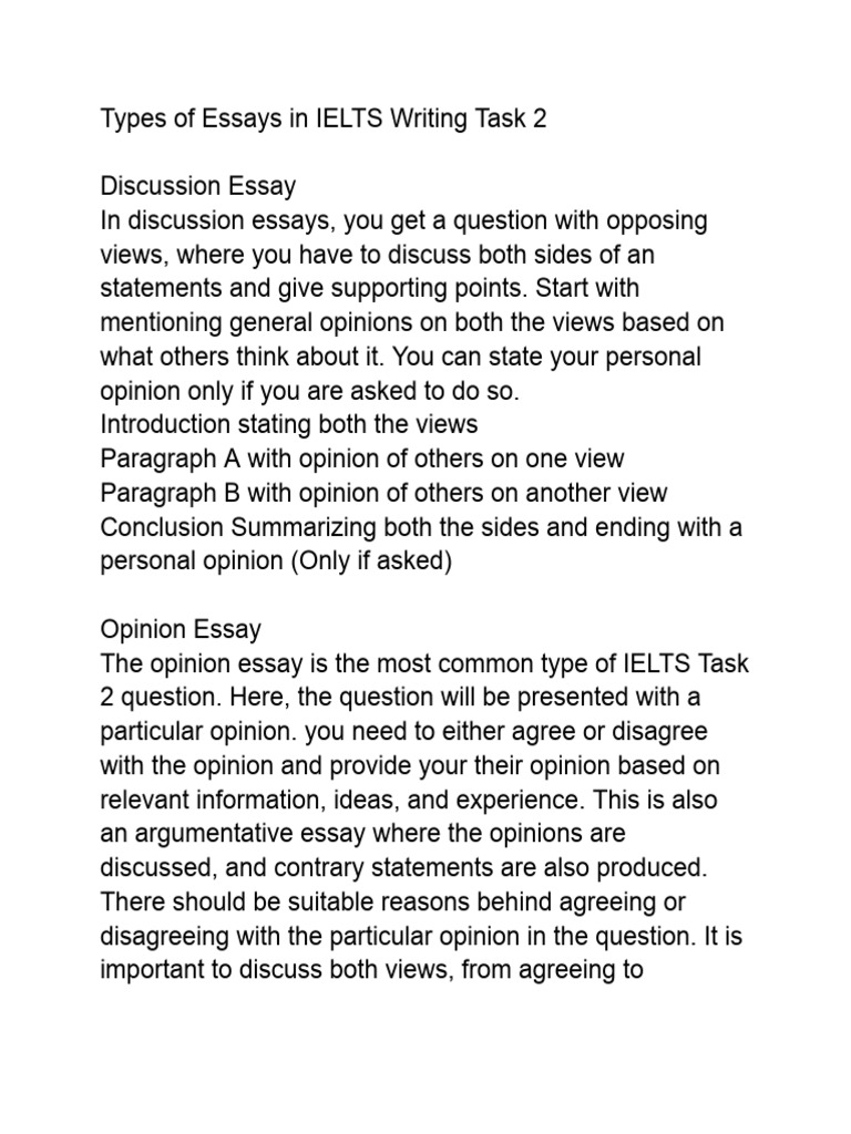 Types of Essays and Their Format For Beginners | PDF | Essays | Question