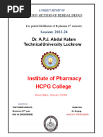 Galenical Preparations | PDF