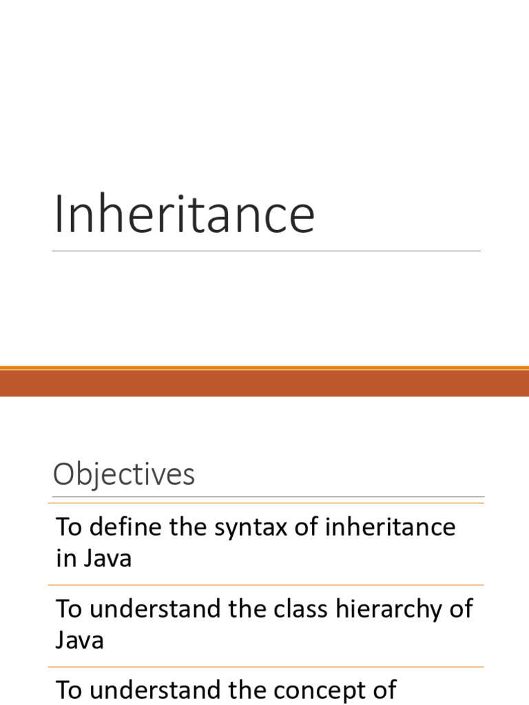 Chapter 5-3 OOP Inheritance Part 3 | PDF | Inheritance (Object Oriented Programming) | Class ...