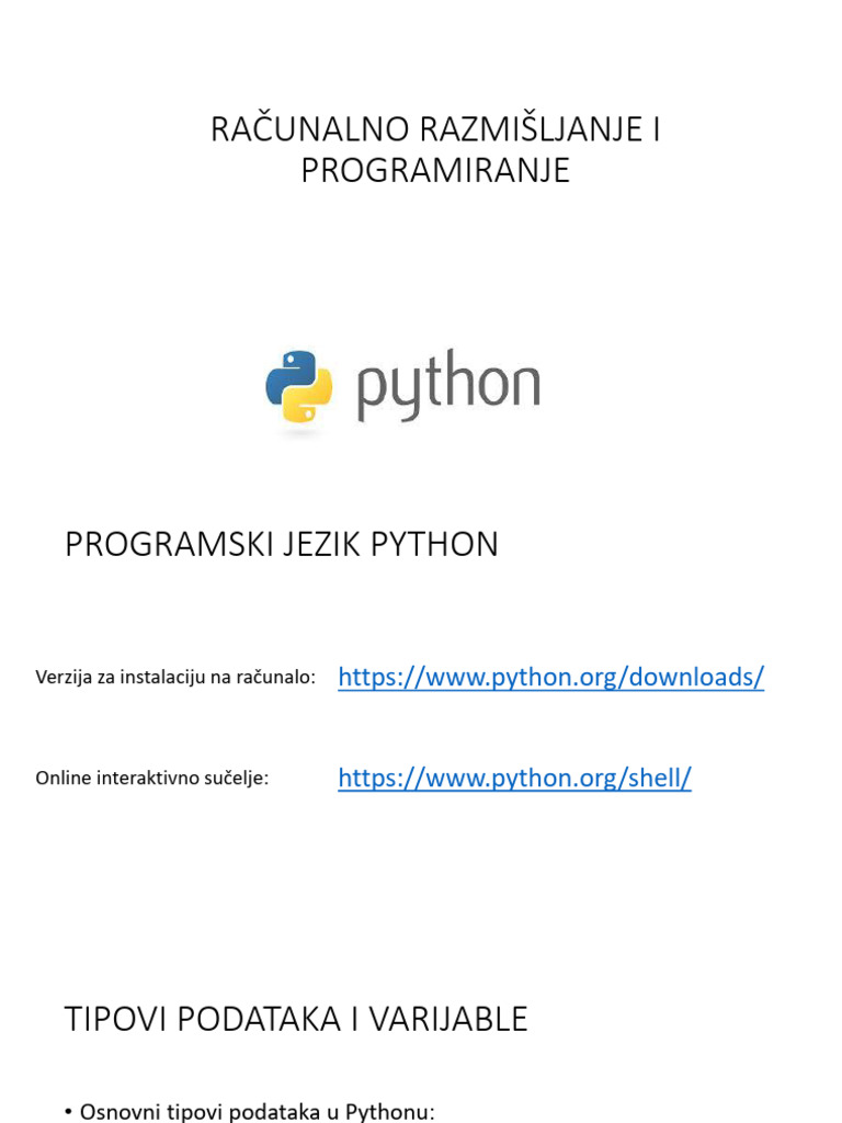 8 Razred Programiranje | PDF