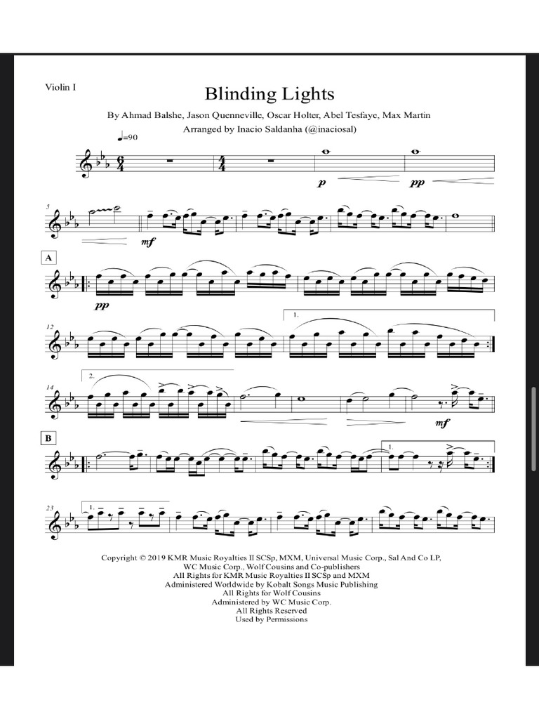 Blinding Lights | PDF