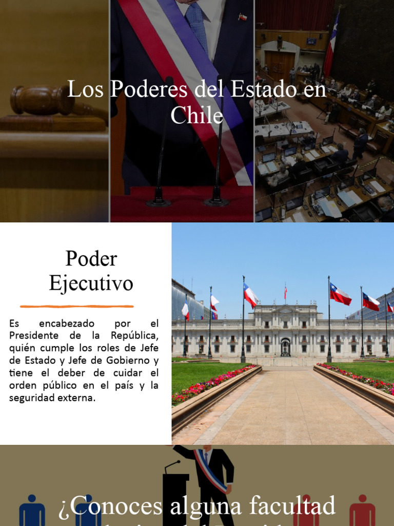 Los Poderes Del Estado en Chile | PDF | Legislador | Judicaturas