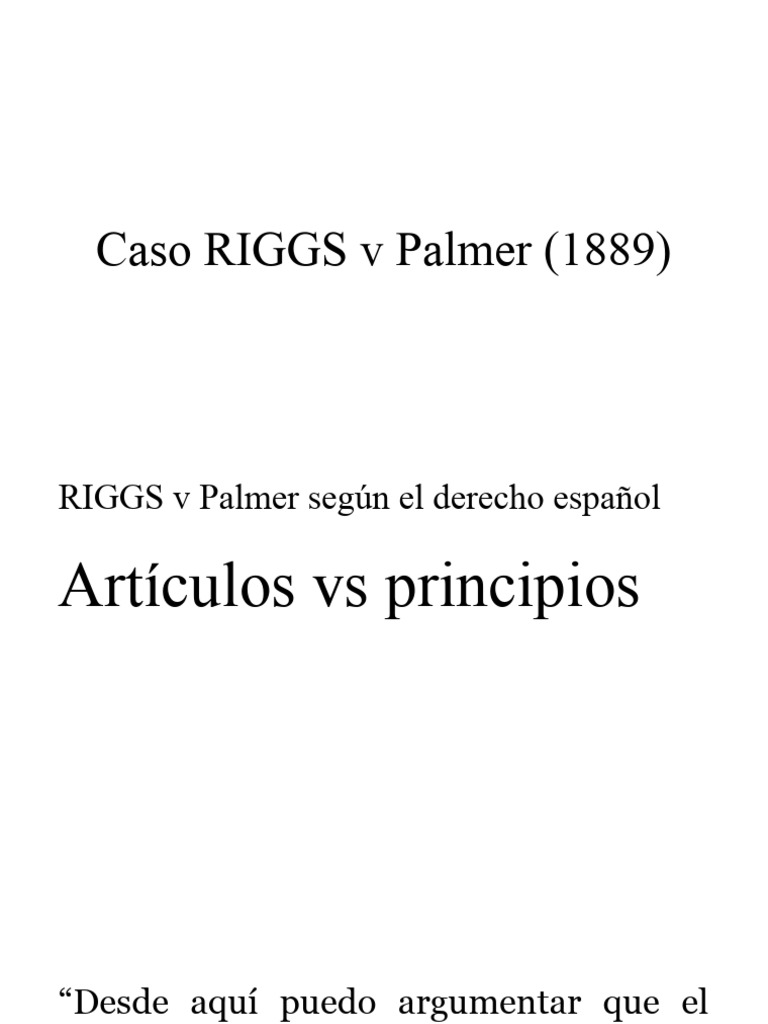 Caso Riggs | PDF | Justicia | Crimen y violencia