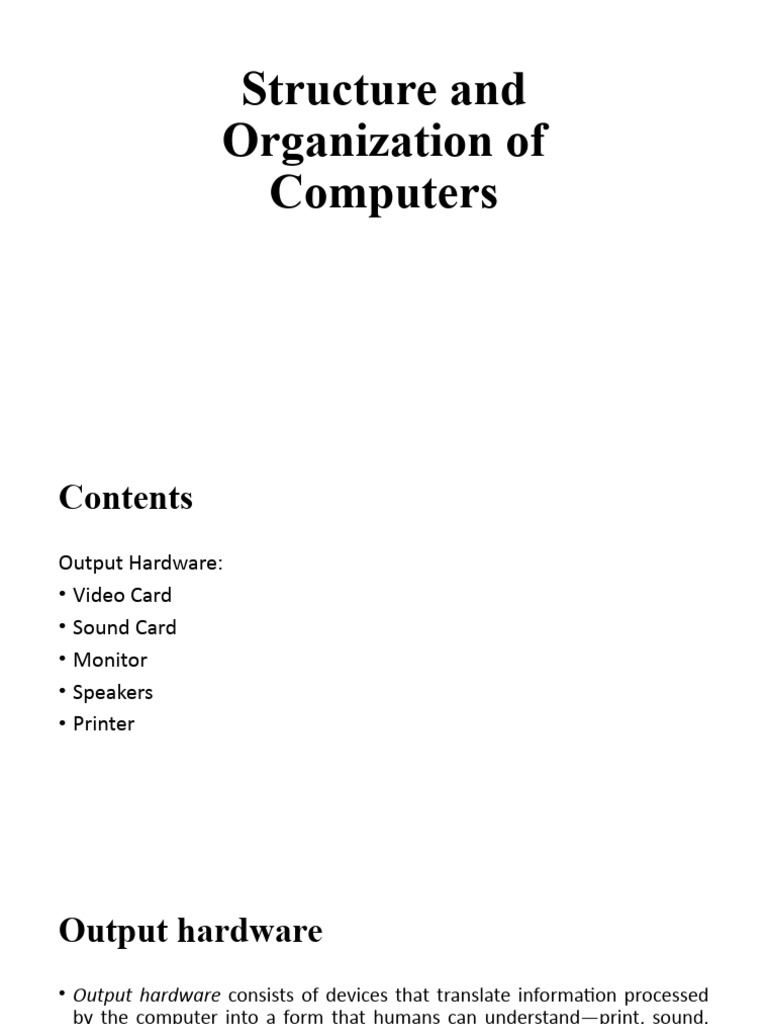 Lec 7 | Download Free PDF | Printer (Computing) | Computer Monitor
