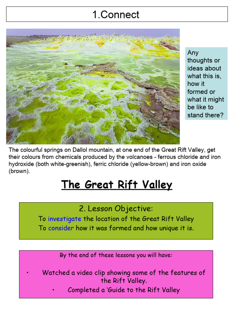 Lesson 1 and 2 Great Rift Valley | Download Free PDF | Physical ...