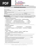 Modelo de PEI - Plano Educacional Individualizado | PDF | Alfabetização ...