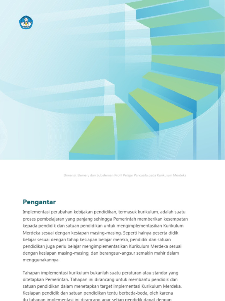Tahapan Implementasi Kurikulum Merdeka | PDF