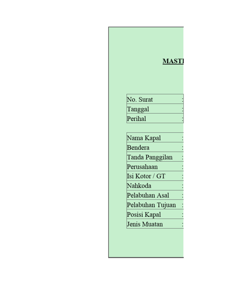 Master Surat Permohonan PT Qim-1 | PDF | Bisnis