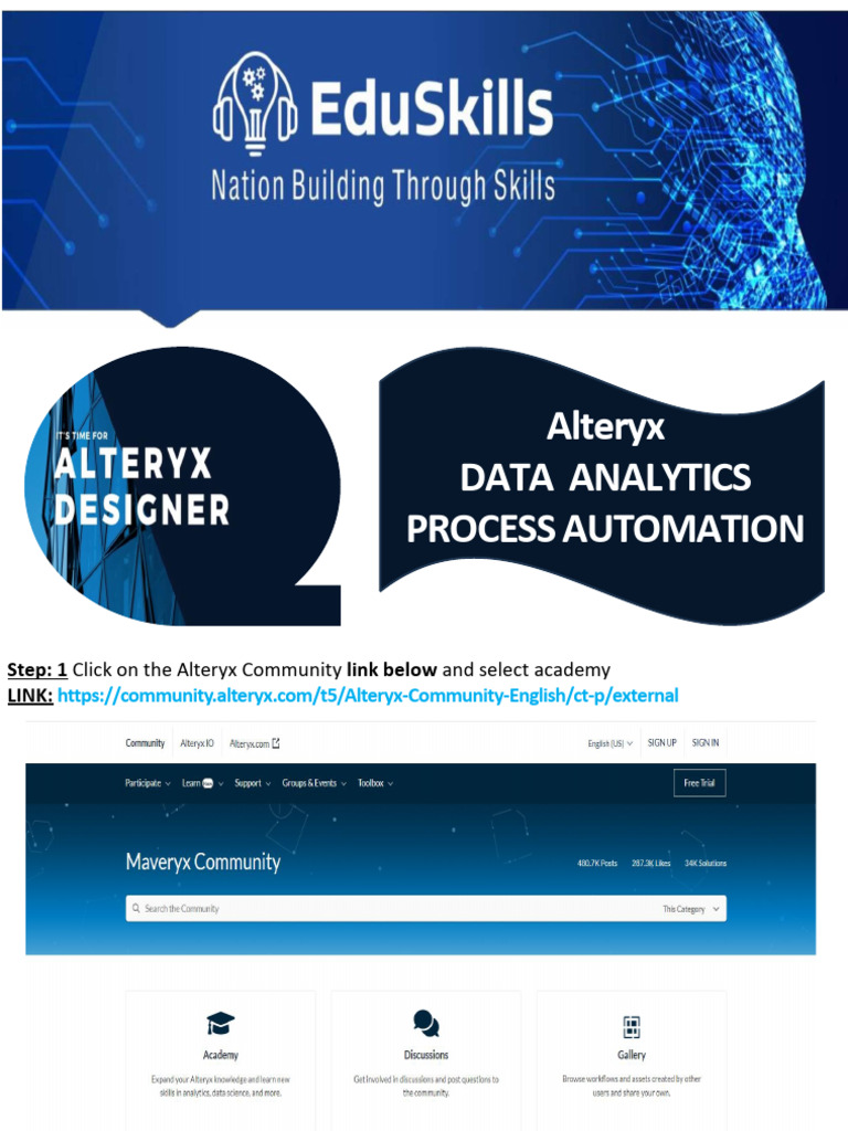 Alteryx Process Document Updated | PDF | World Wide Web | Internet & Web