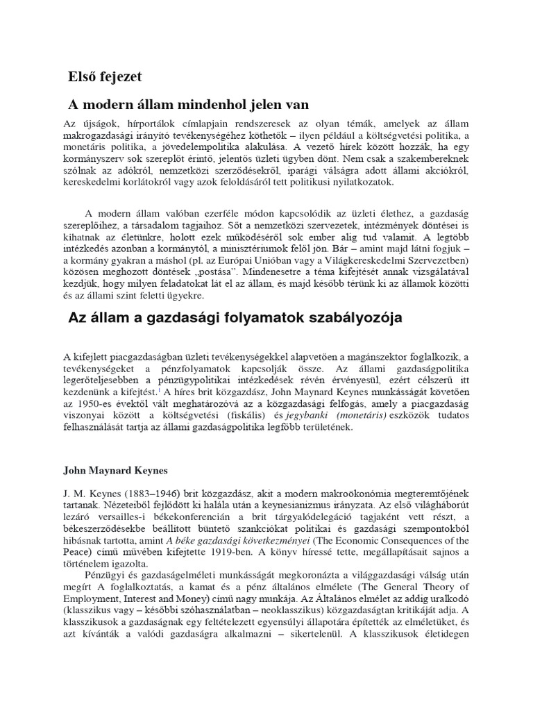 Bot Péter Ákos - Gazdaságpolitika | PDF