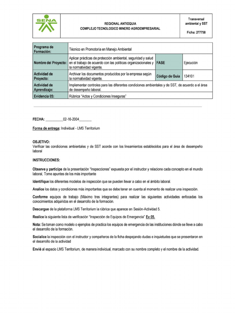 Evidencia Número 5 Pdf