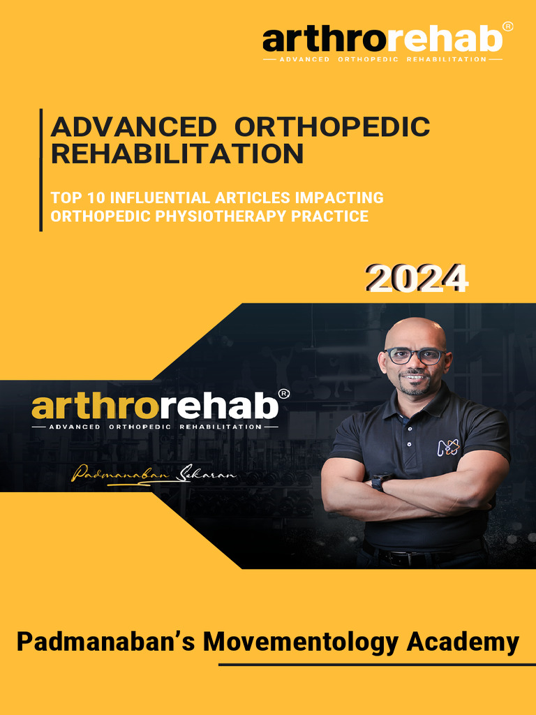 Advanced Orthopedic Rehabilitation - Top 10 Influential Articles ...