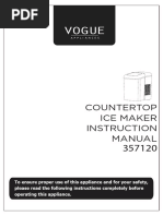 Intertek Ice Maker HZB-12C (EN) | PDF | Ac Power Plugs And Sockets | Water