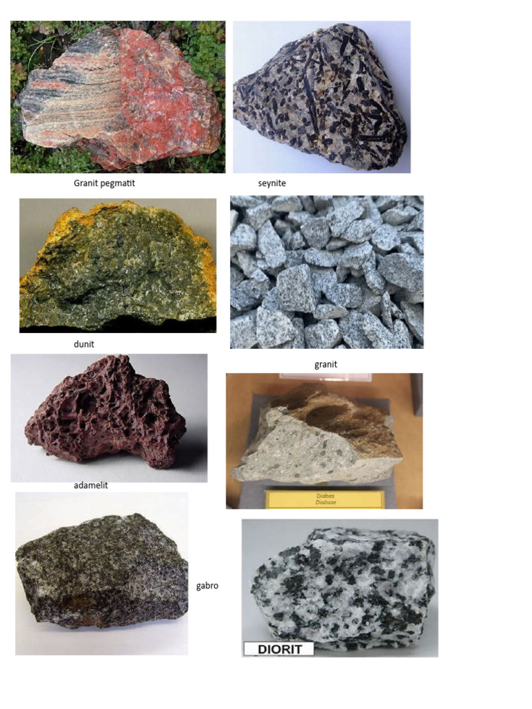 Granit Pegmatit Seynite | PDF