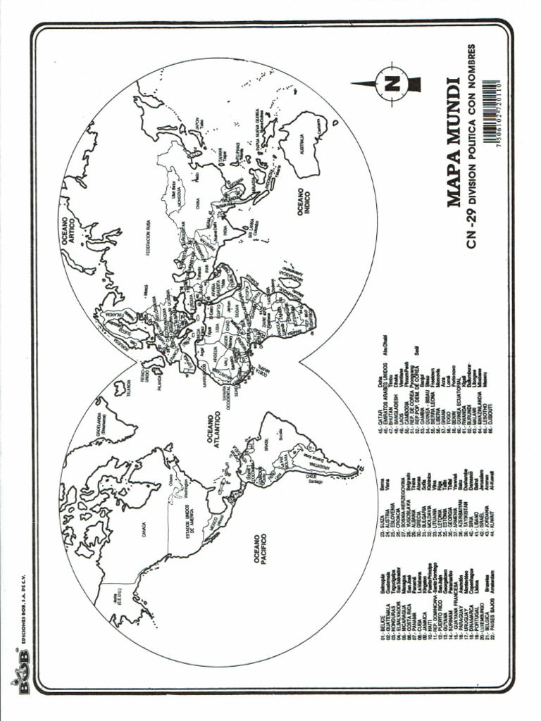 Mapa Mundi C:N | PDF