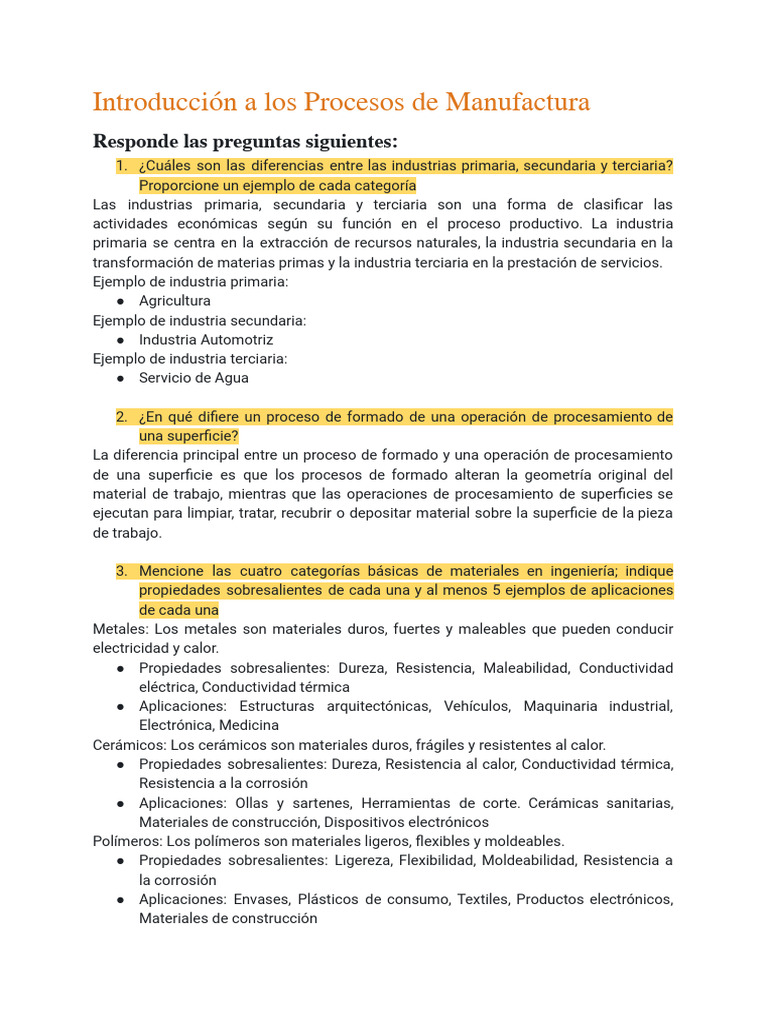 Introducción A Los Procesos de Manufactura | PDF | Rieles | Cerámica
