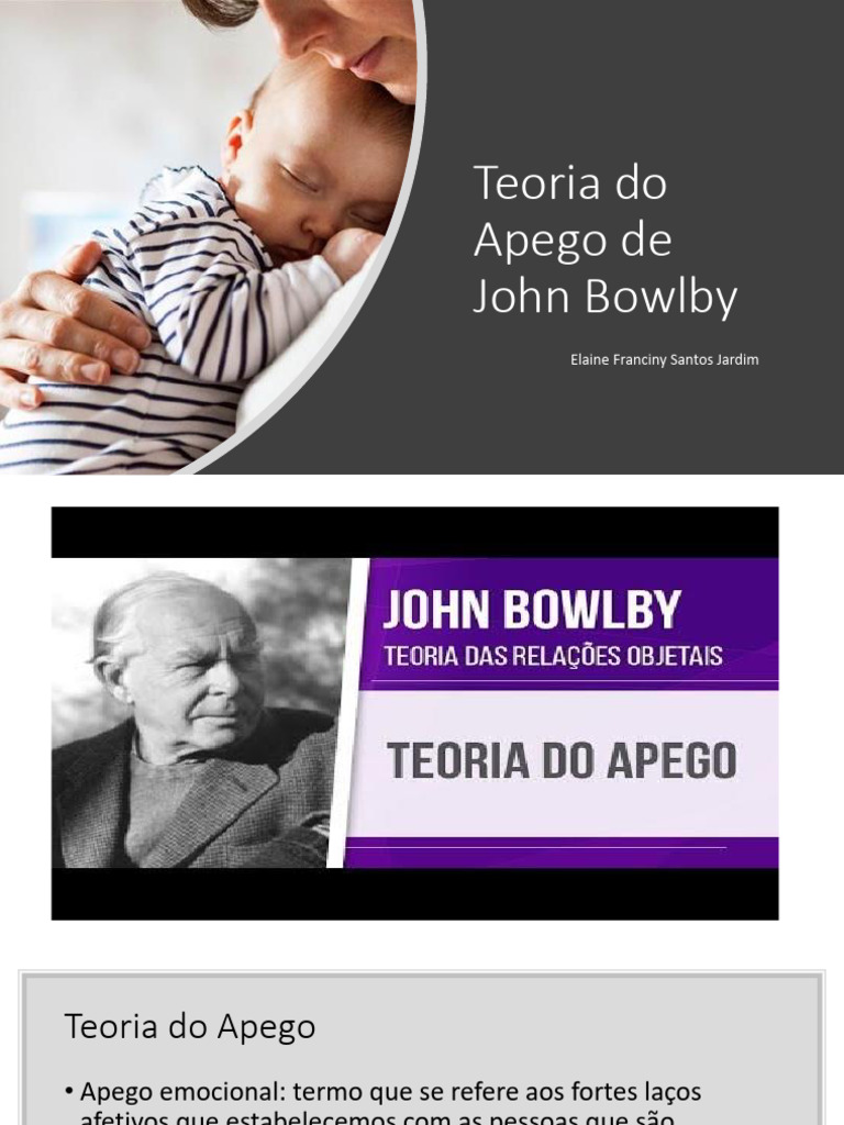 Teoria Do Apego de John Bowlby | PDF
