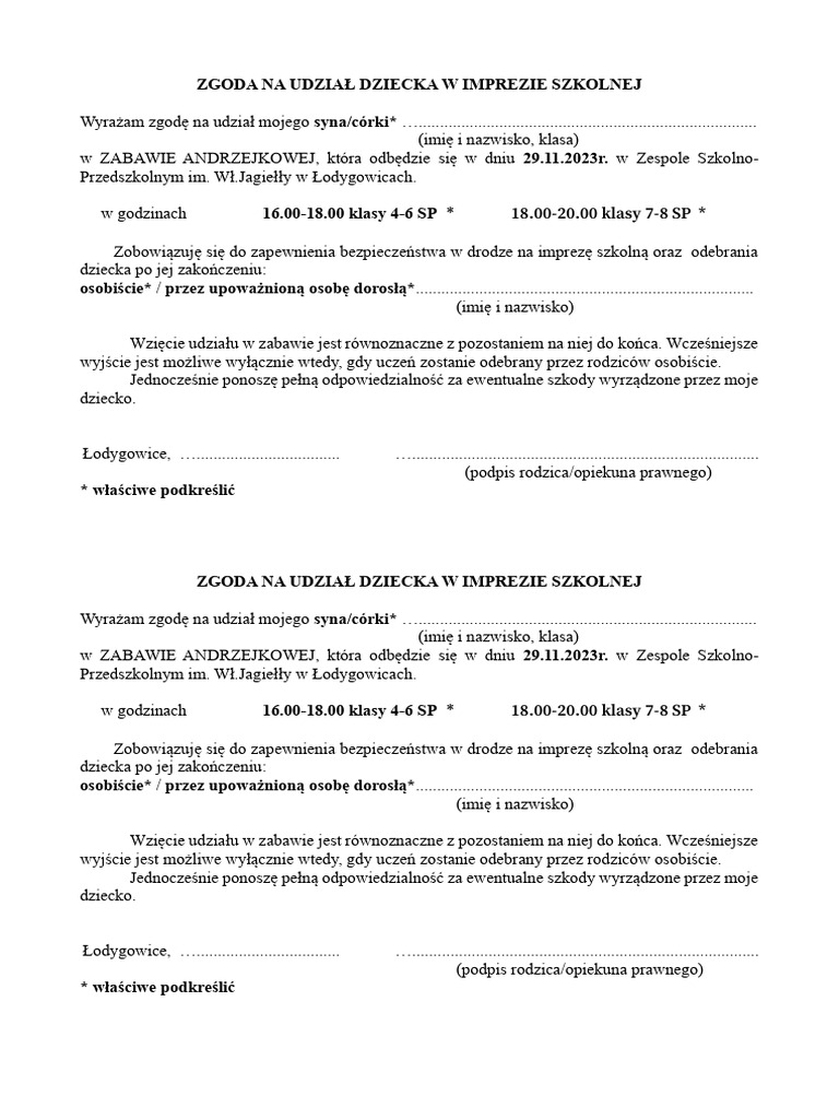 Zgoda Dyskoteka | PDF