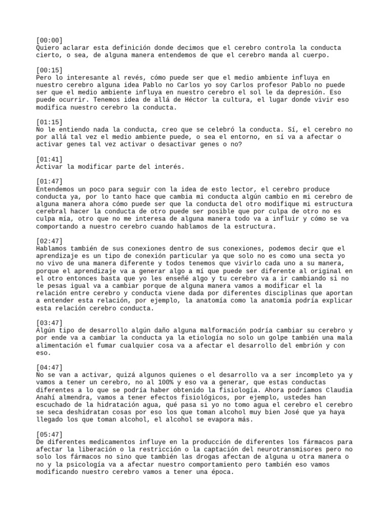 Bases Biológicas (Transcript) .M4a PDF | PDF | Lóbulo temporal | Neurociencia