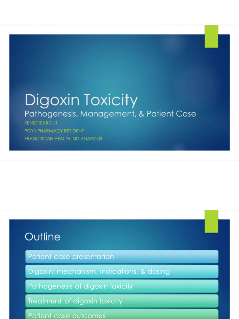 Digoxin Toxicity | PDF
