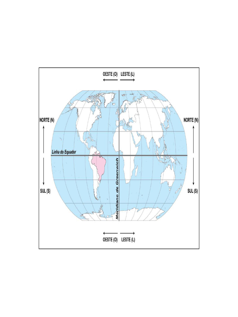 Mapa Mundo Coordenadas | PDF
