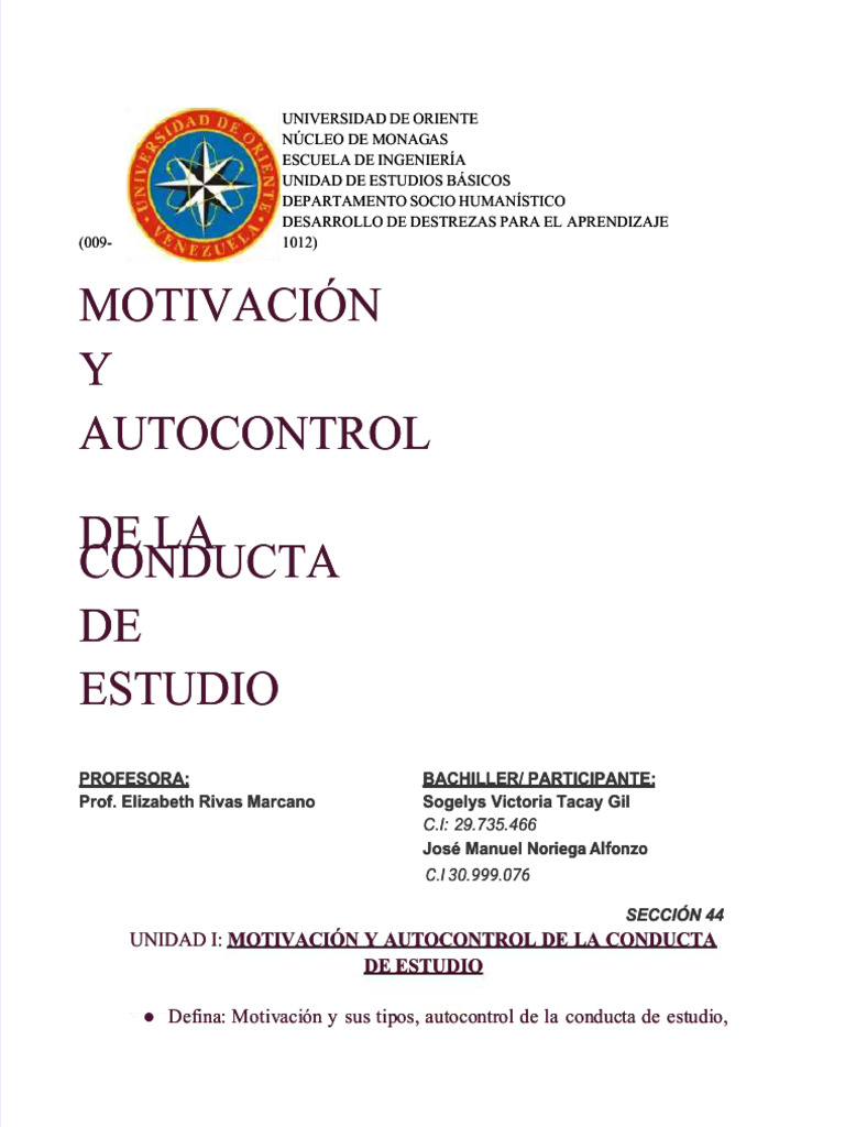 pdf-motivacion-y-autocontrol-de-la-conducta-del-estudio_compress | PDF | Motivacional | Motivación