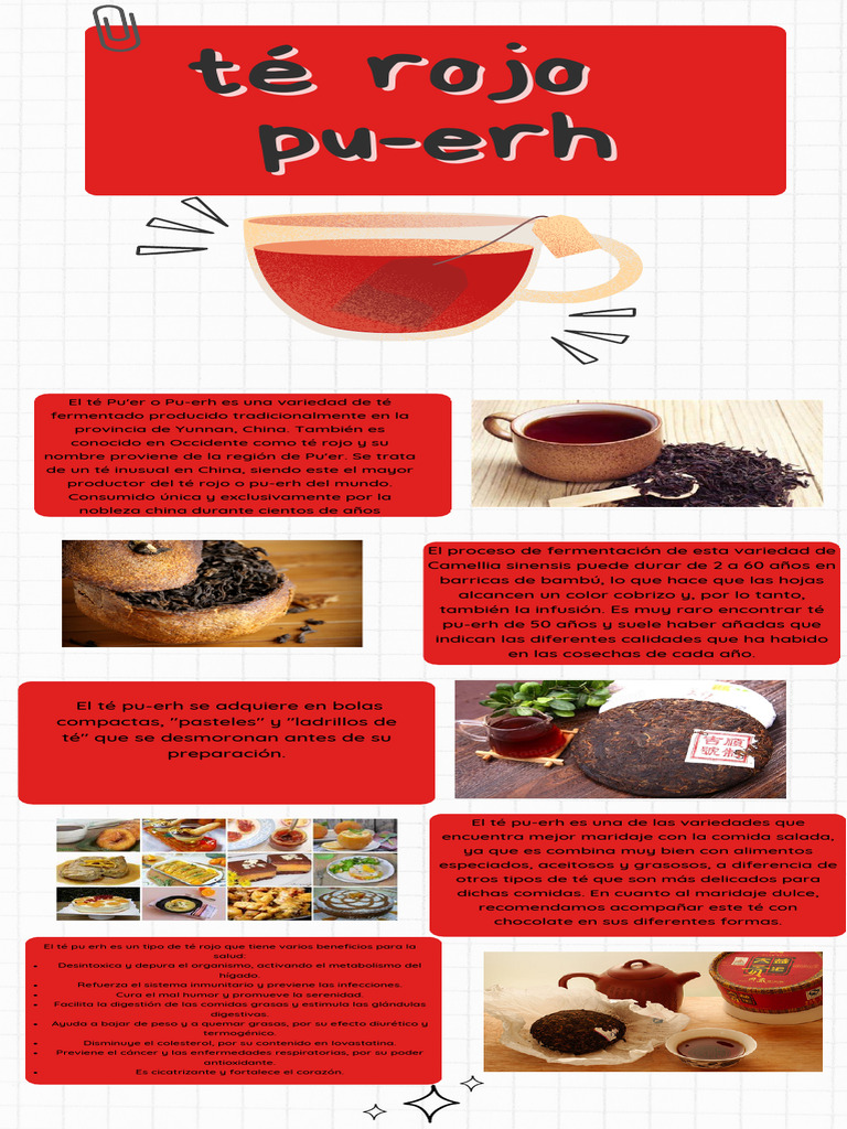 Beneficios del té rojo Pu'er | PDF