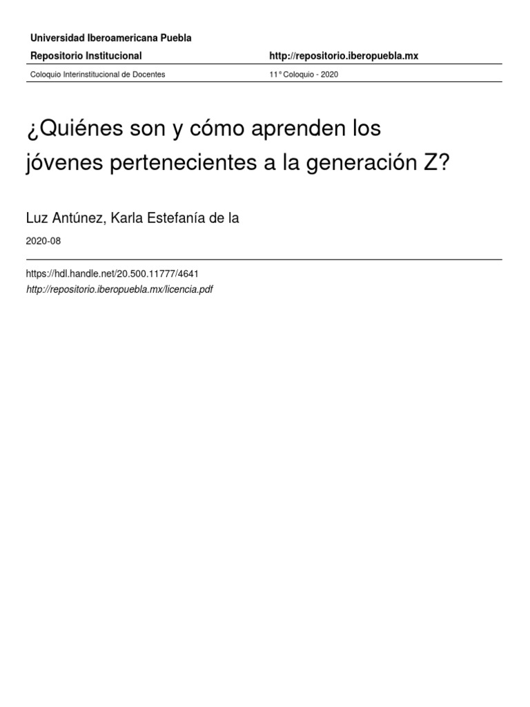 Aprendizaje de la Generación Z | PDF | Aprendizaje | Enseñando