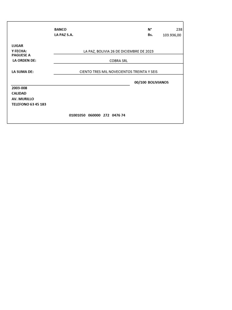 Comprobante 20-CHQ | PDF