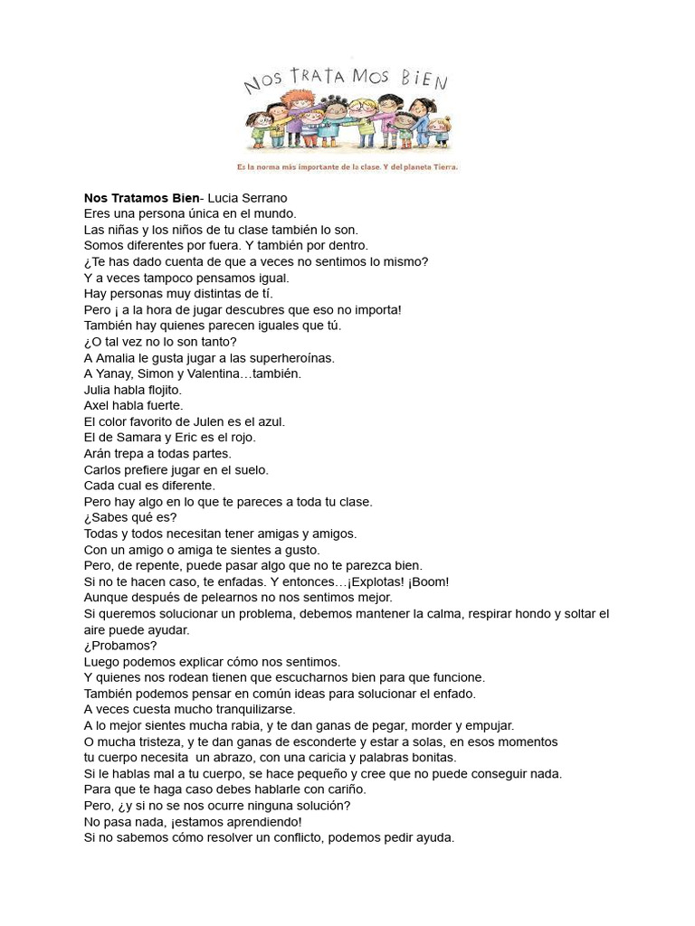 Nos Tratamos Bien Lucia Serrano Pdf