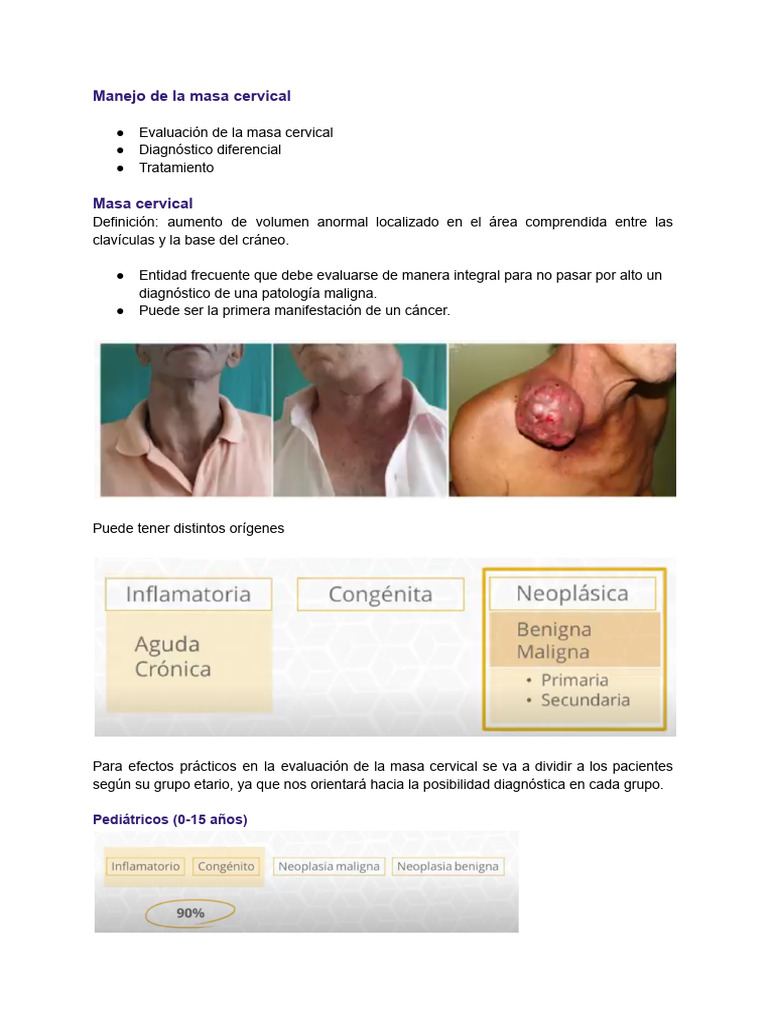 3.2 masa cervical | PDF | Cáncer | Metástasis