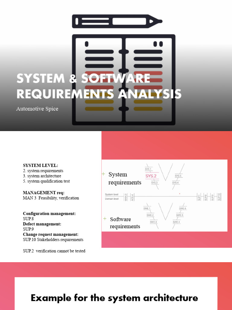 Sys &Soft Req Analysis | PDF | System | Verification And Validation