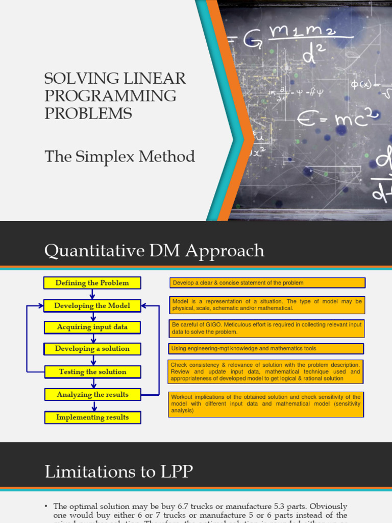 Week 4-2 - Quatitative DM - LP Optimization | PDF | Mathematical ... Week 4-2 - Quatitative DM - LP Optimization | PDF | Mathematical ...