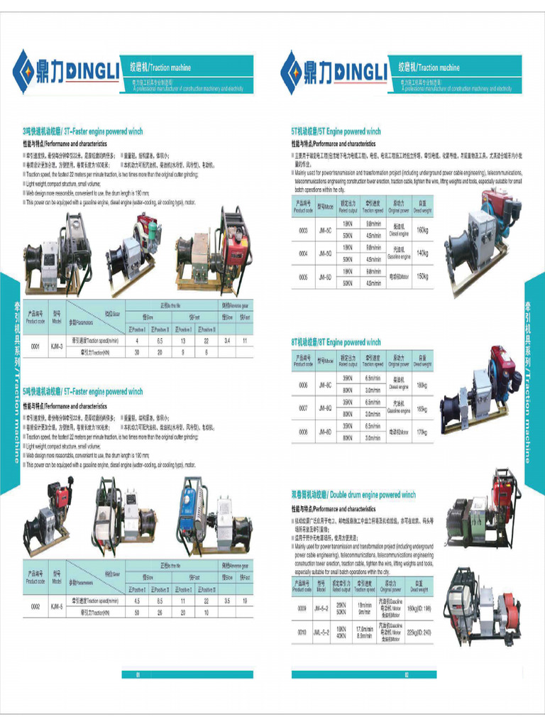 Catalogue For Tools Used For Tower Erection & Conductor Stringing | PDF