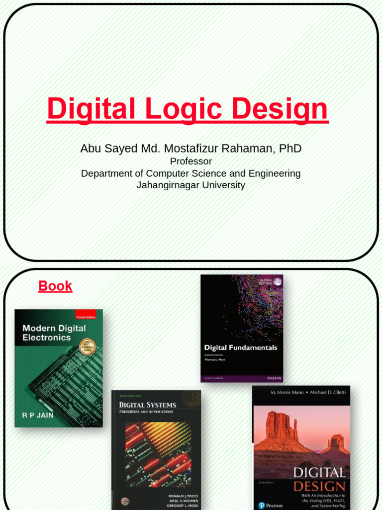 Lec1 Digitalsystem Chap1 | PDF | Binary Coded Decimal | Subtraction