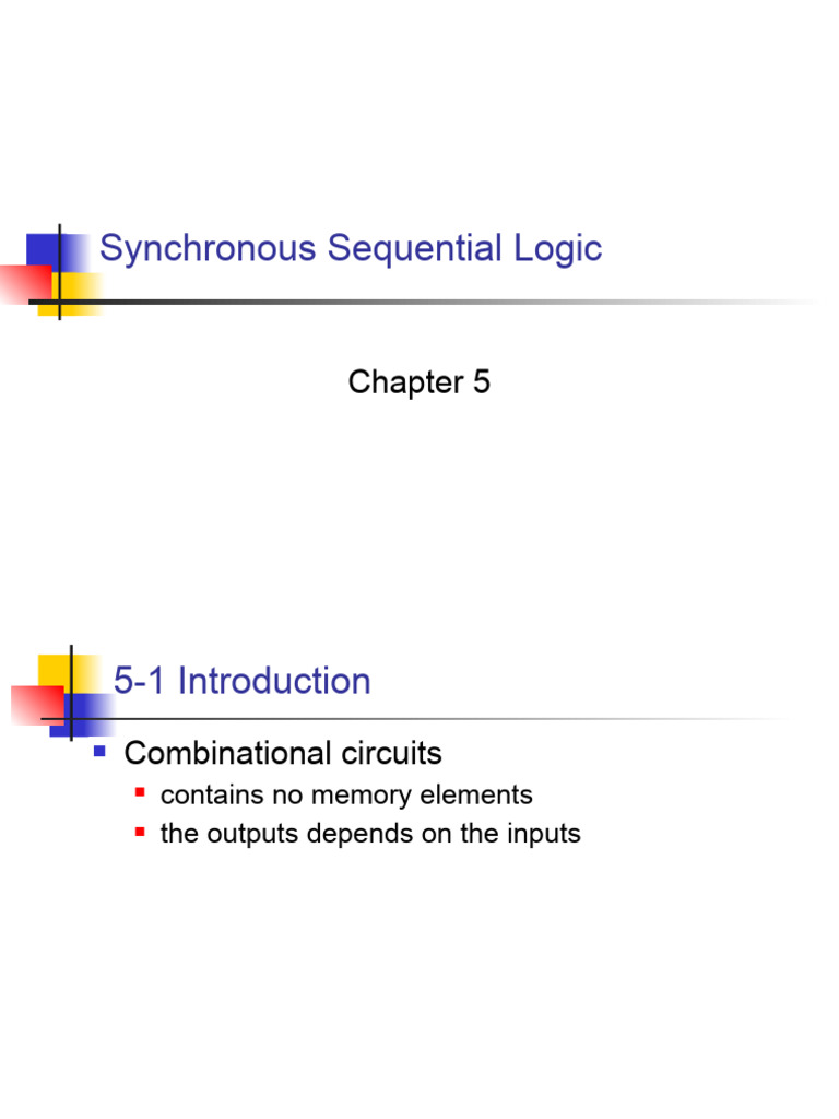 Lecture 5 Sequential Circuit Pdf Electrical Circuits Computer Science