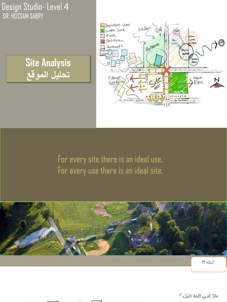 3816Design Studio 4 Lecture 2 Site Analysis | PDF