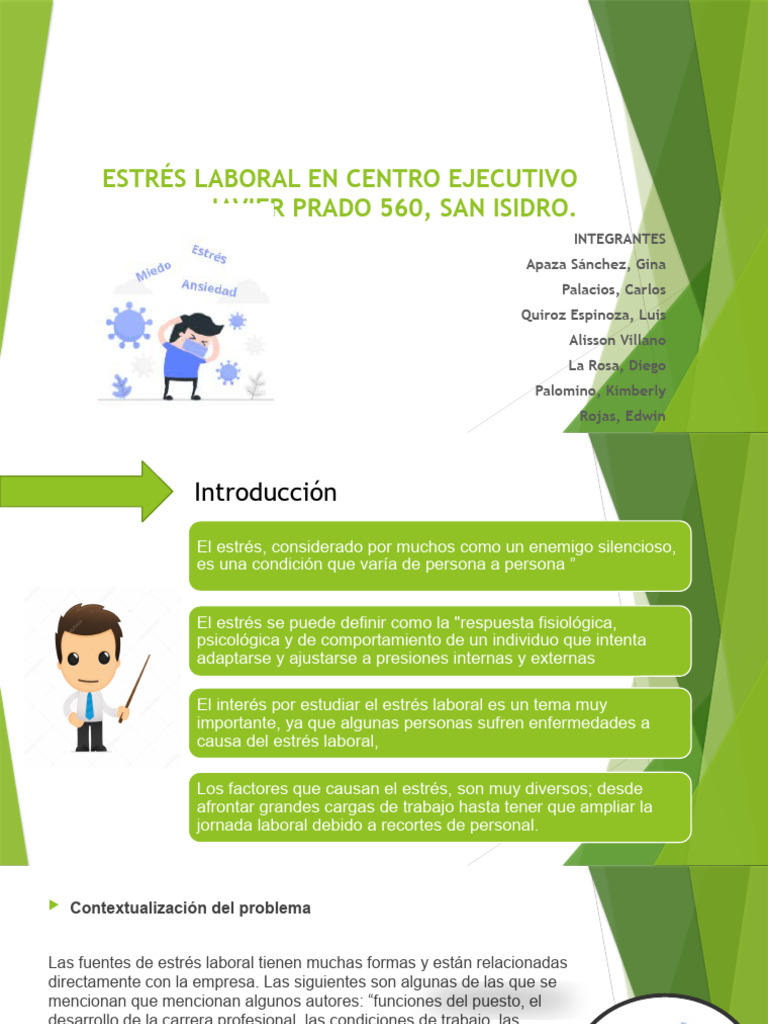 Estrés Laboral: Causas y Soluciones | PDF | Estrés (biología) | Las ...