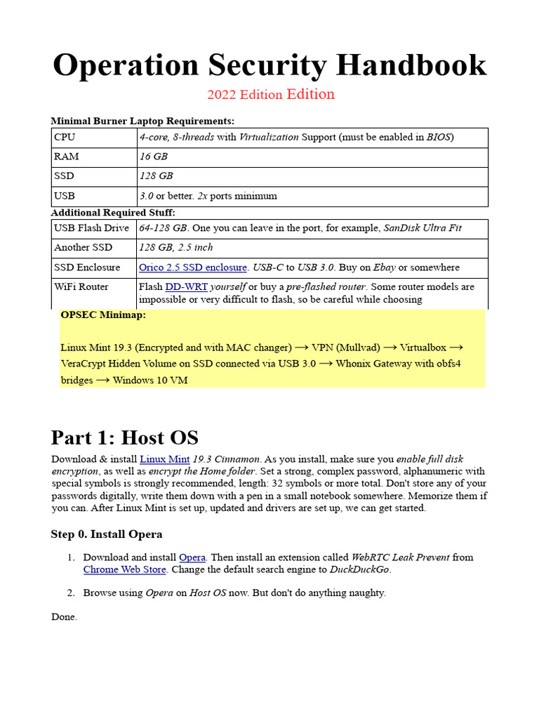 OPSEC Operation Security | PDF | Usb Flash Drive | Ip Address