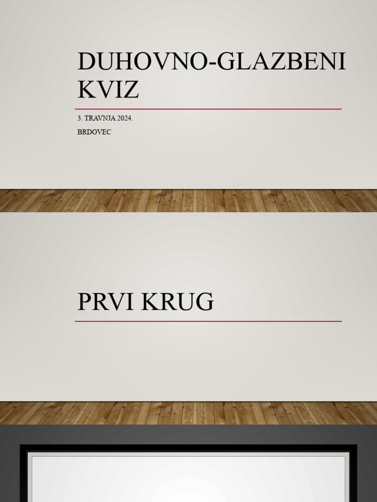 Kviz | PDF