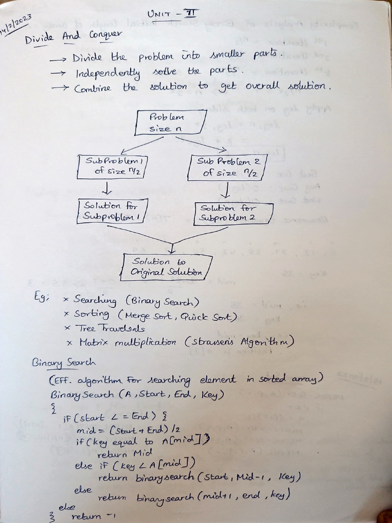 Daa - Unit 03 Notes | PDF Daa - Unit 03 Notes | PDF